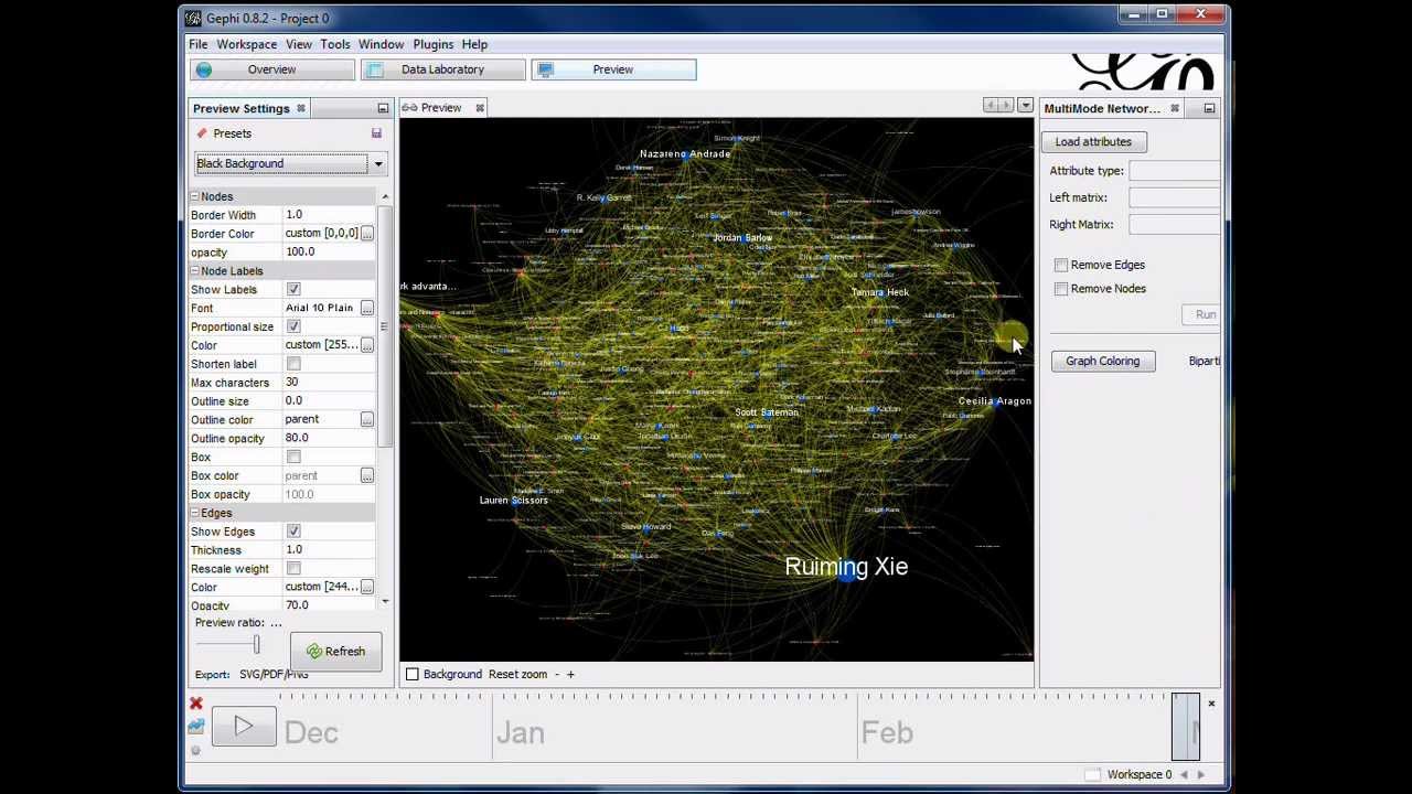Formatting Dynamic Data in Gephi - YouTube