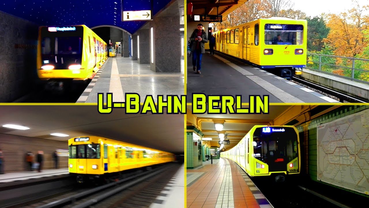 Berlin U-Bahn : All the Lines ( BVG ) ACC84 - YouTube