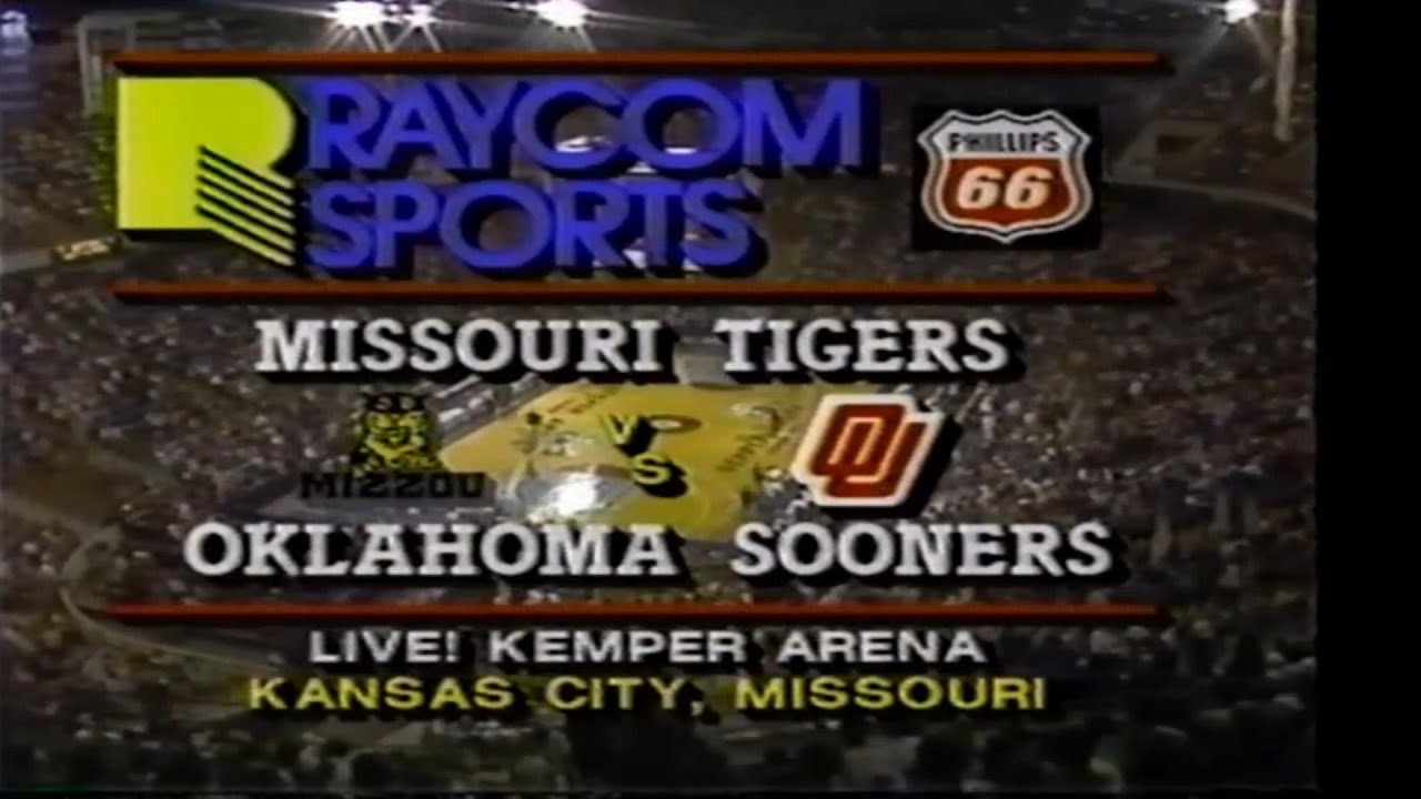 1988-03-12 Big 8 Tournament Missouri Tigers vs Oklahoma Sooners - YouTube