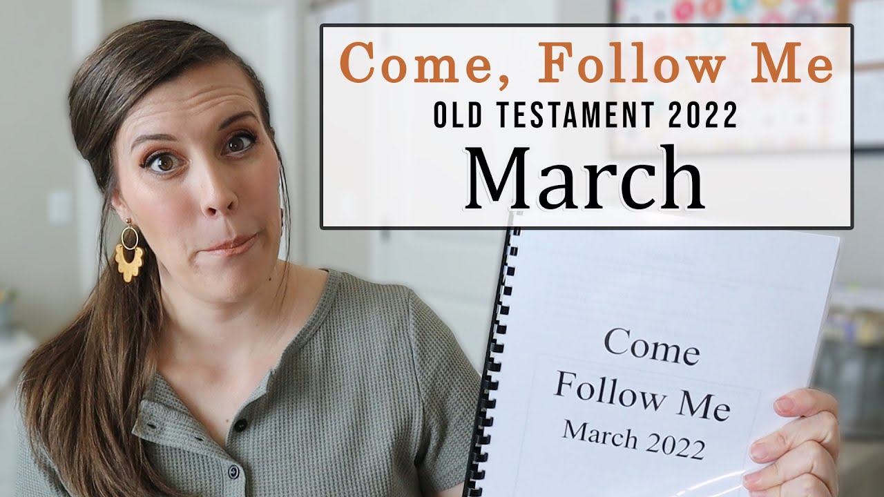 Come, Follow Me Old Testament March 2022 (Free Download) - YouTube