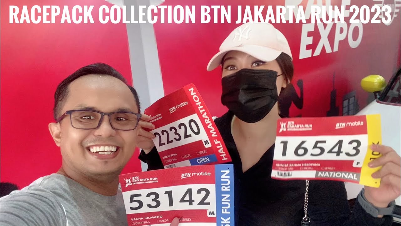 Racepack Collection BTN Jakarta Run 2023 - YouTube