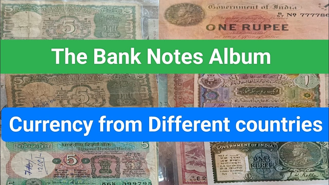 World Rare Bank Note Collection Album/ Indian Currency #world #bank # ...