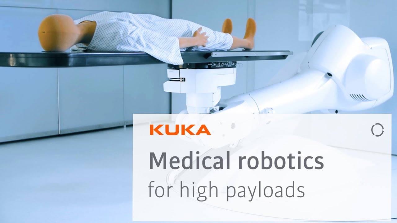 Medical robotics for patient positioning, X-rays or tumor irradiation ...