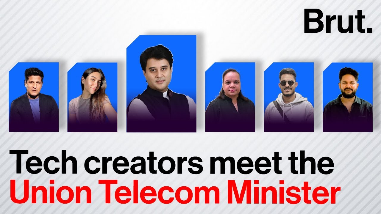 LIVE: Tech creators meet the Union Telecom Minister - YouTube