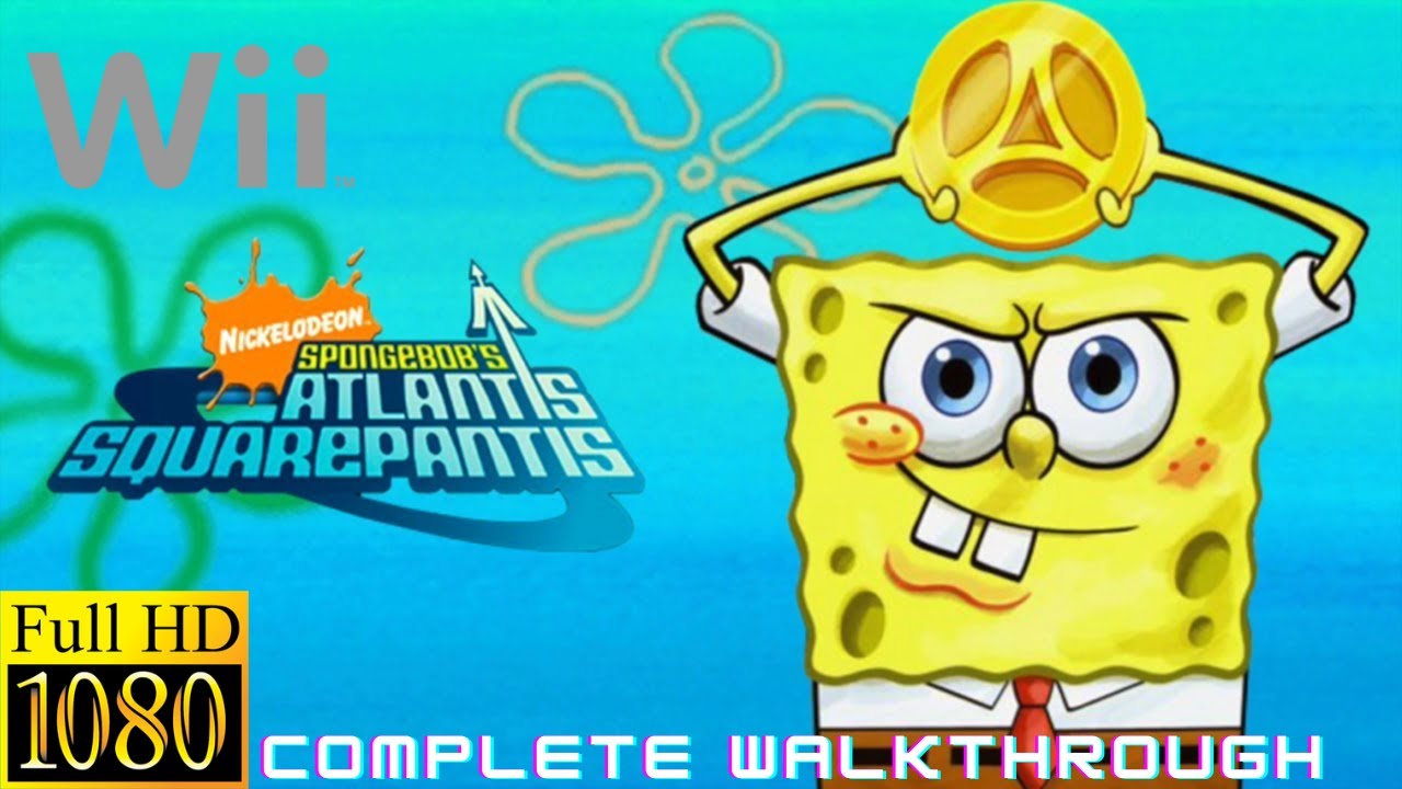 Longplay of Spongebob Atlantis Squarepantis (Wii, 2007) -Complete ...