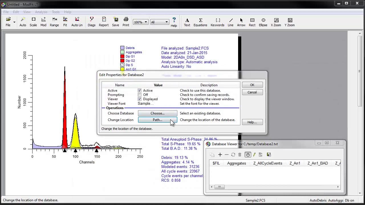 Databasing in ModFit LT - YouTube