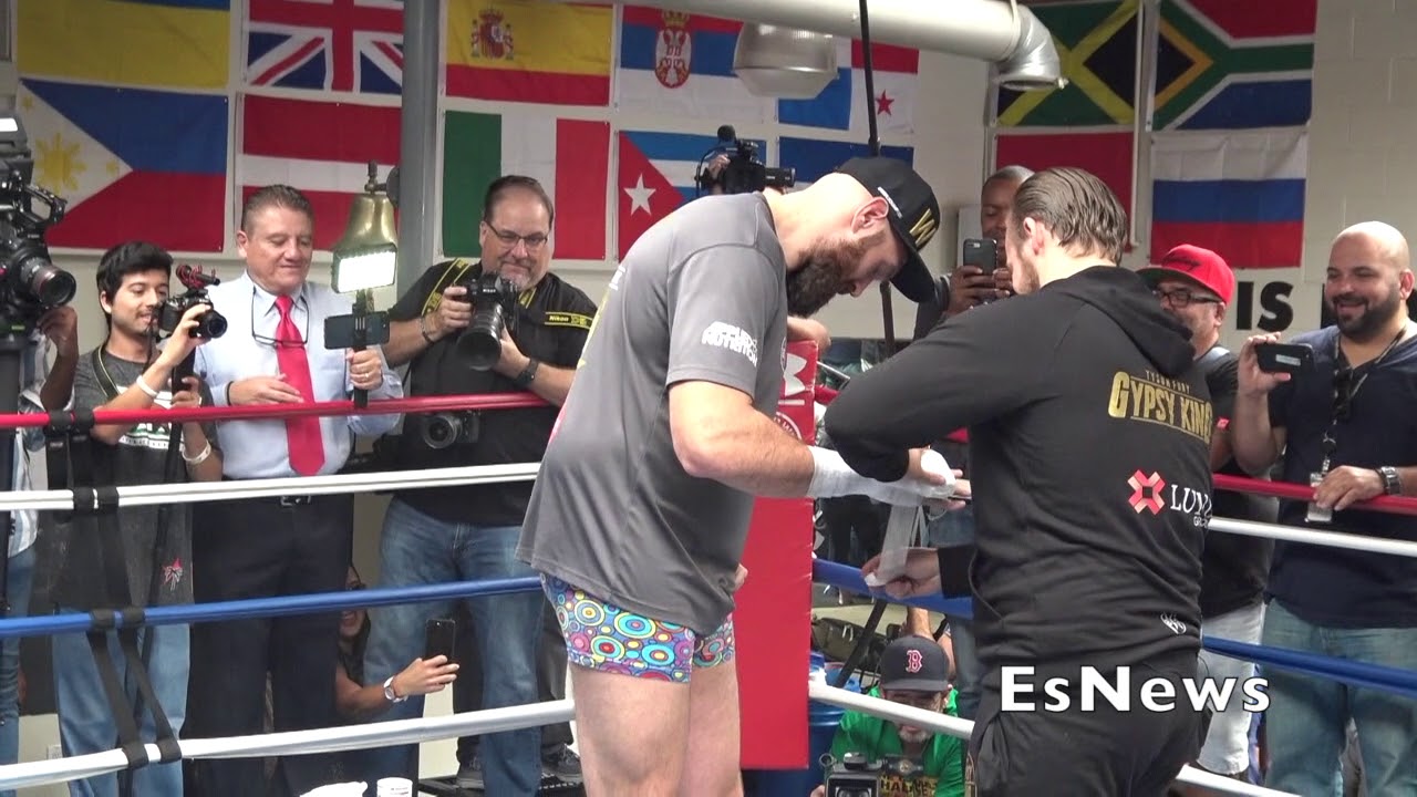 Tyson Fury Getting Hands Wrapped Up Talks Margarito Illegal Wraps ...
