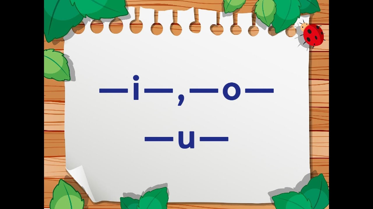 FUN Phonics 2 - Review Part 4.2 (_i_, _o_, _u_) - YouTube