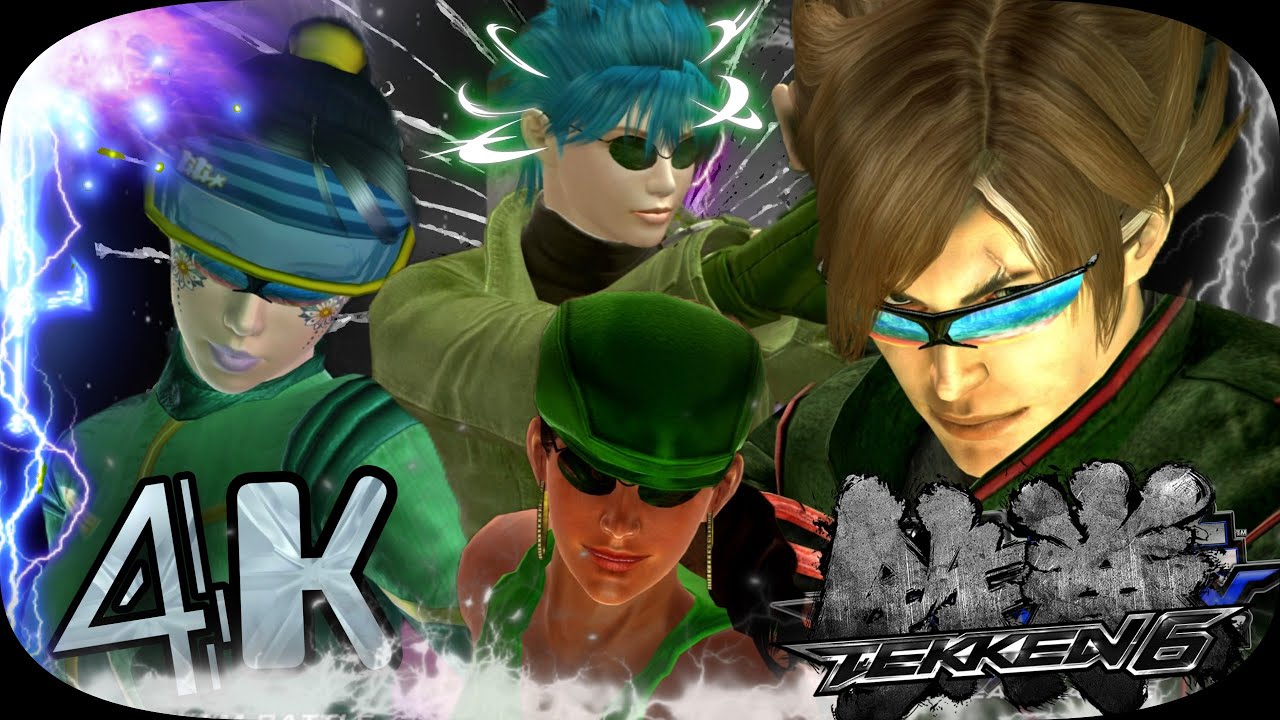 Stylish Green Biker Team Ultra Hard Tekken 6 UHD 4K 60 FPS - YouTube