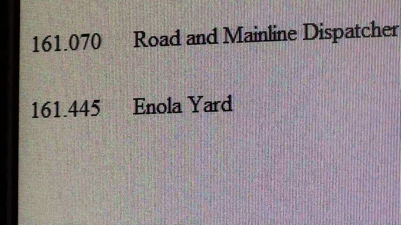 Railfan Guide: Railfanning with a radio scanner - YouTube