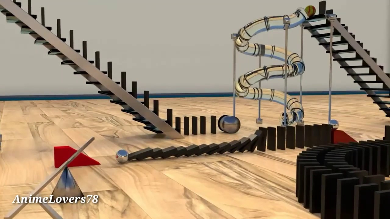 WoW, marble run ANIMATION - YouTube