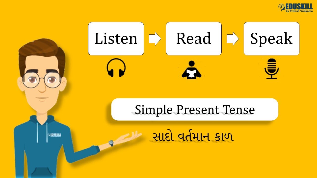 Simple Present Tense Sentences || English listening practice with ...