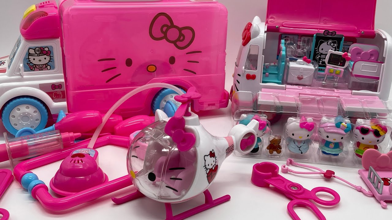 19 minutes Satisfying with Unboxing Hello Kitty Rescue and Ambulance ...