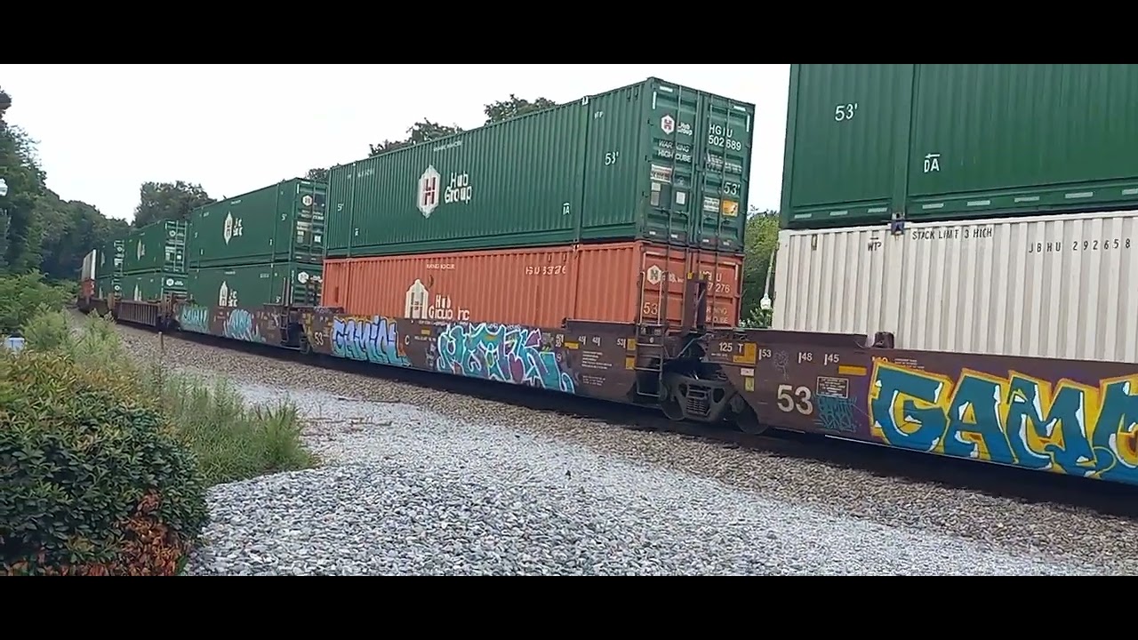 NS 203 with NS 7591 ES40DC NS 7649 ES40DC mid train DPUs NS 1044 ...