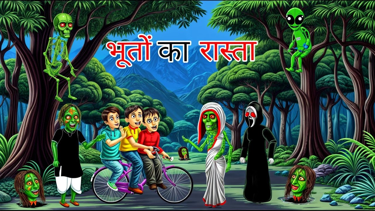 भूतों का रास्ता | Haunted Ghost Road | chudel ki kahaniya | Bhootiya ...