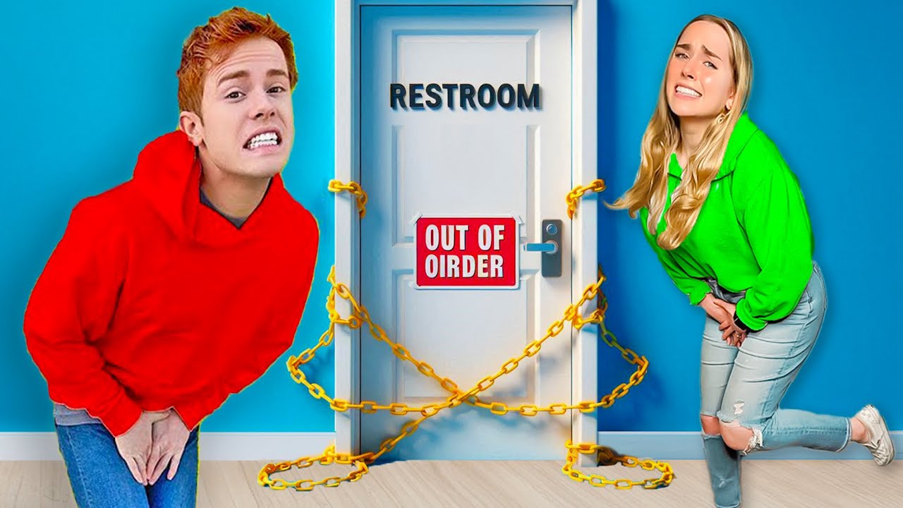 LAST TO PEE CHALLENGE! - YouTube