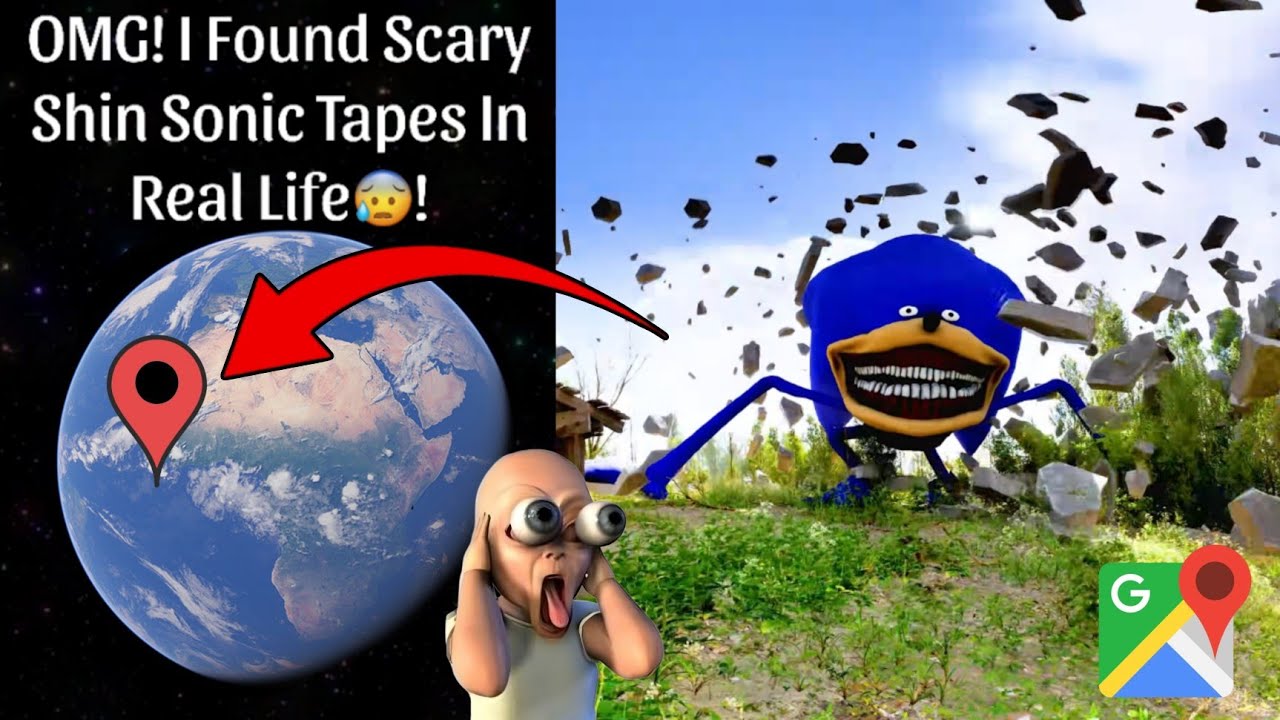 I Found Scary Shin Sonic Tapes on Google Earth! - YouTube