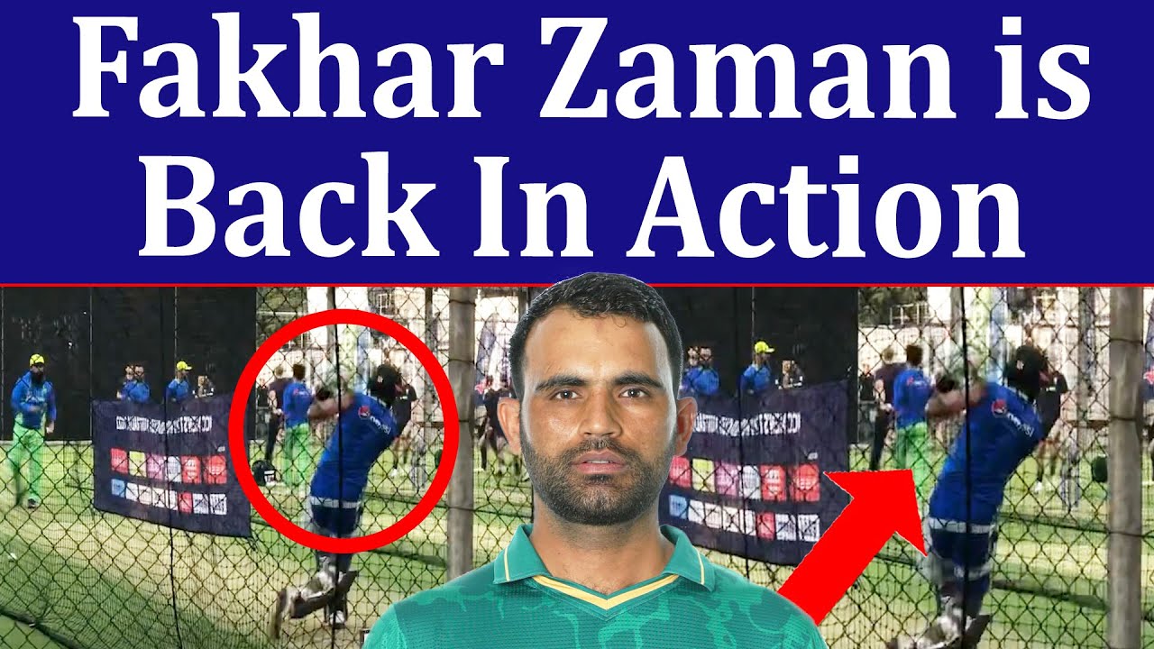 Fakhar Zaman start hard hitting after injury at Gabba Stadium Brisbane ...