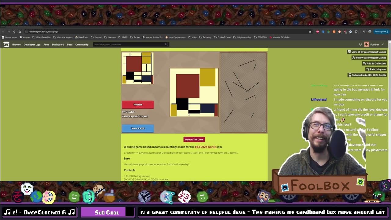 Foolbox plays reCoupage (jam version) - YouTube