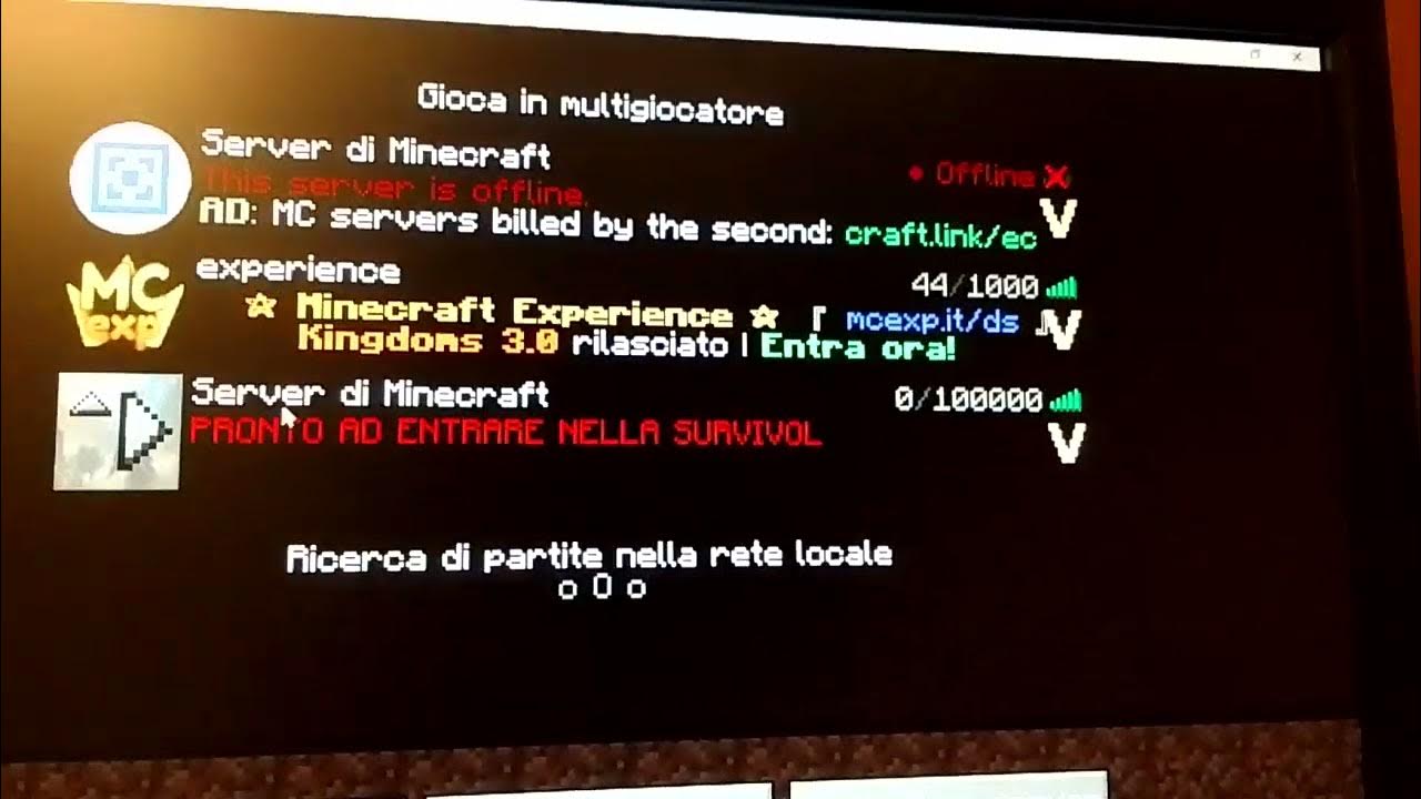 ho creato un server di Minecraft - YouTube