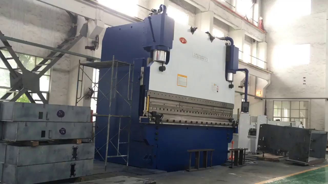 CNC hydraulic synchronized press brake WE67K-500T 6m 4 axes with DELEM ...