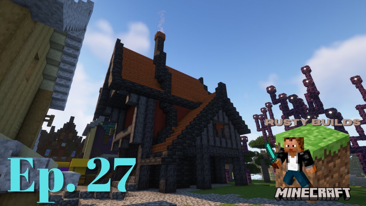 Minecraft Let's Play Ep. 27 - Building a Blacksmith's House (With ...