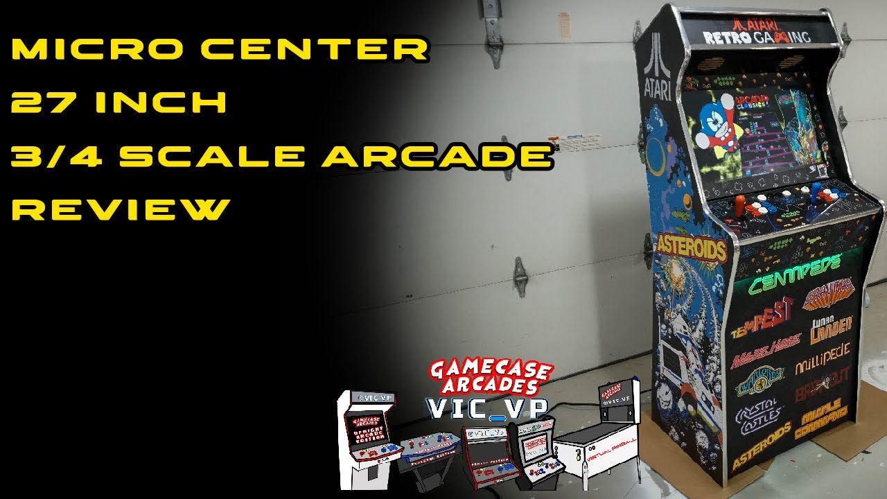 Micro Center 27 Inch Arcade Cabinet Review - YouTube