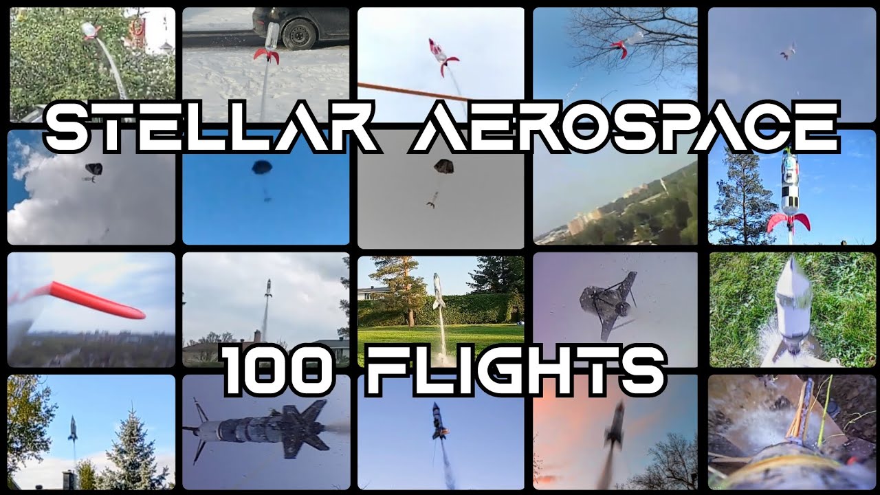 Stellar AeroSpace - 100 Flights - YouTube