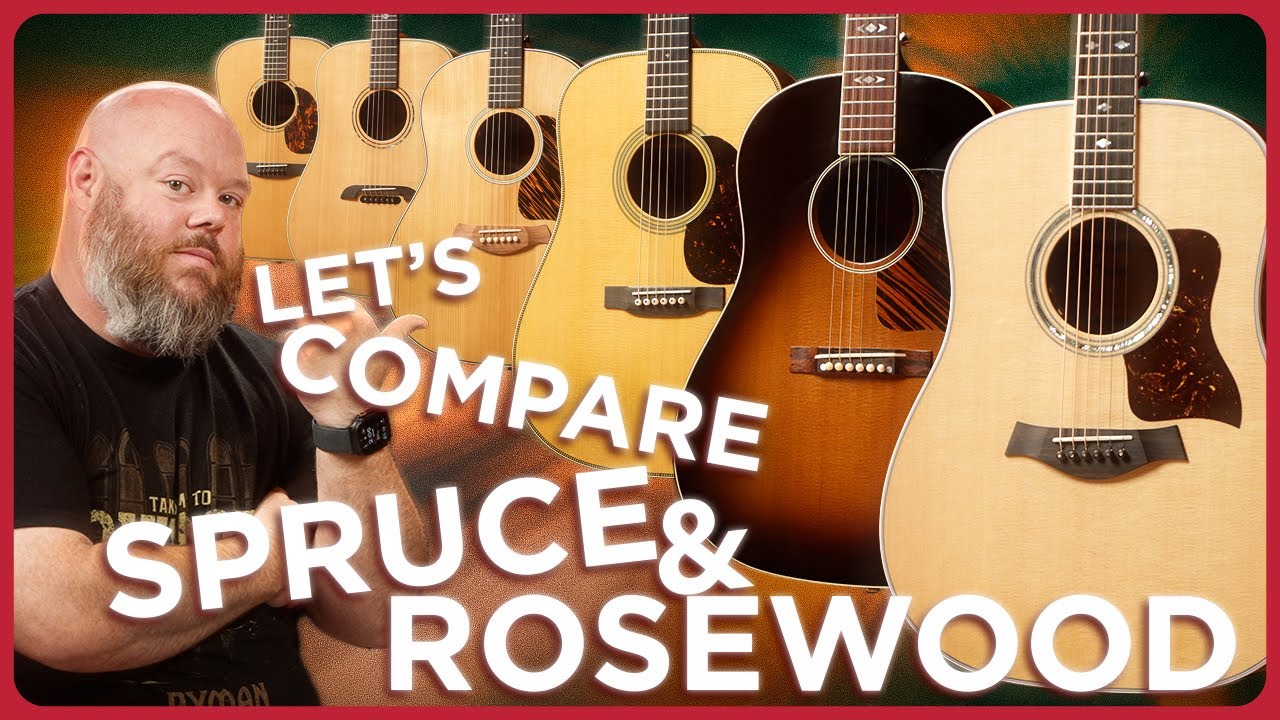 The Ultimate Dreadnought Comparison | Spruce & Rosewood Acoustic ...