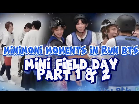 Minimoni Moments in Run BTS - Mini Field Day Part 1&2 - YouTube