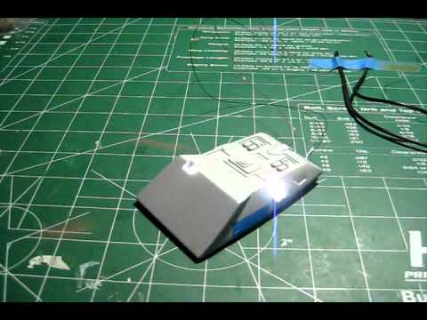 AMT Vulcan Warp Shuttle Builup PT 4 - Lighting The Cabin - YouTube