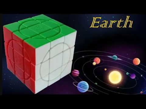 Как собрать Crazy Earth 3x3x3 plus cube mf8, Крейзи Земля, how to solve 3х3х3