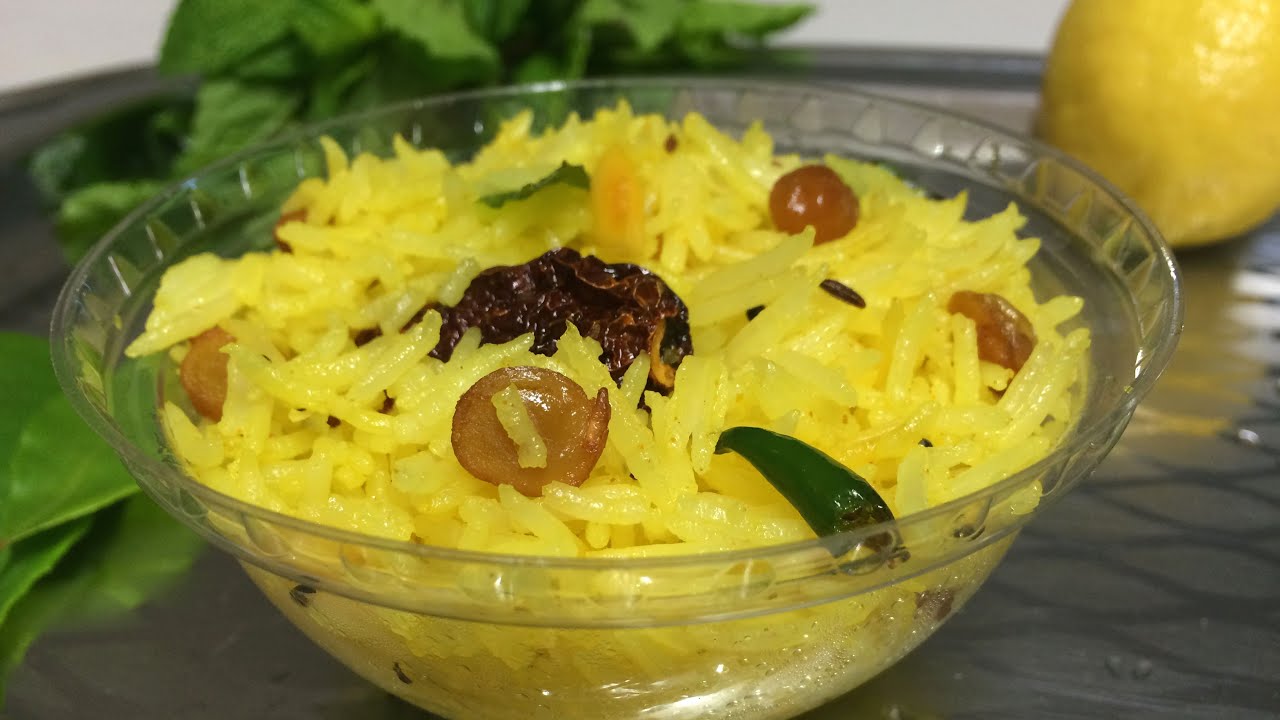 How to make Lemon Rice - YouTube