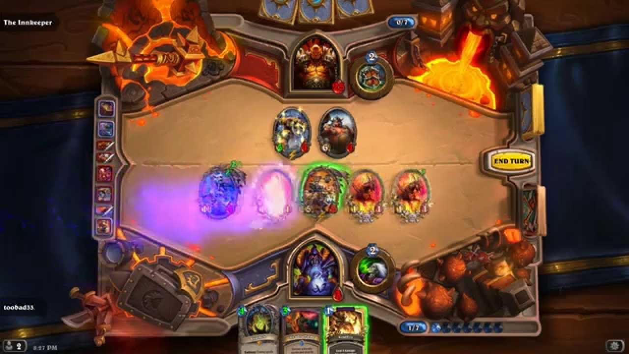 Hearthstone - Dreadsteel awesome animation - YouTube