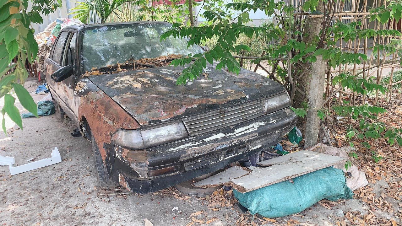 Restoration Car TOYOTA CORONA rusty - Repair manual Comprehensive ...