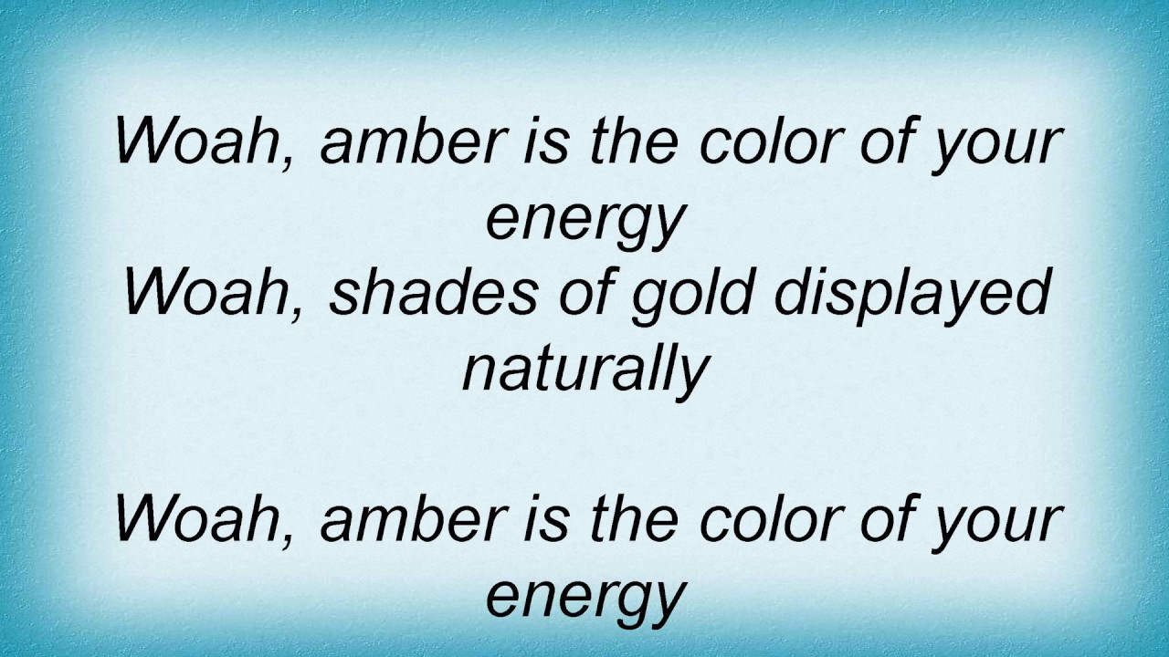 Amber - 311 Lyrics - YouTube