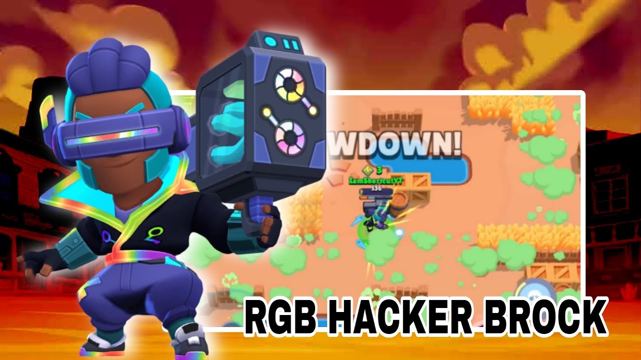 RGB Hacker Brock in Solo Showdown 🤩 | Brawl Stars - YouTube
