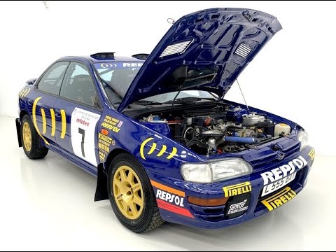 Subaru Prodrive 555 GR A 1994 Πρώην Sainz & McRae Σε Δημοπρασία! - YouTube