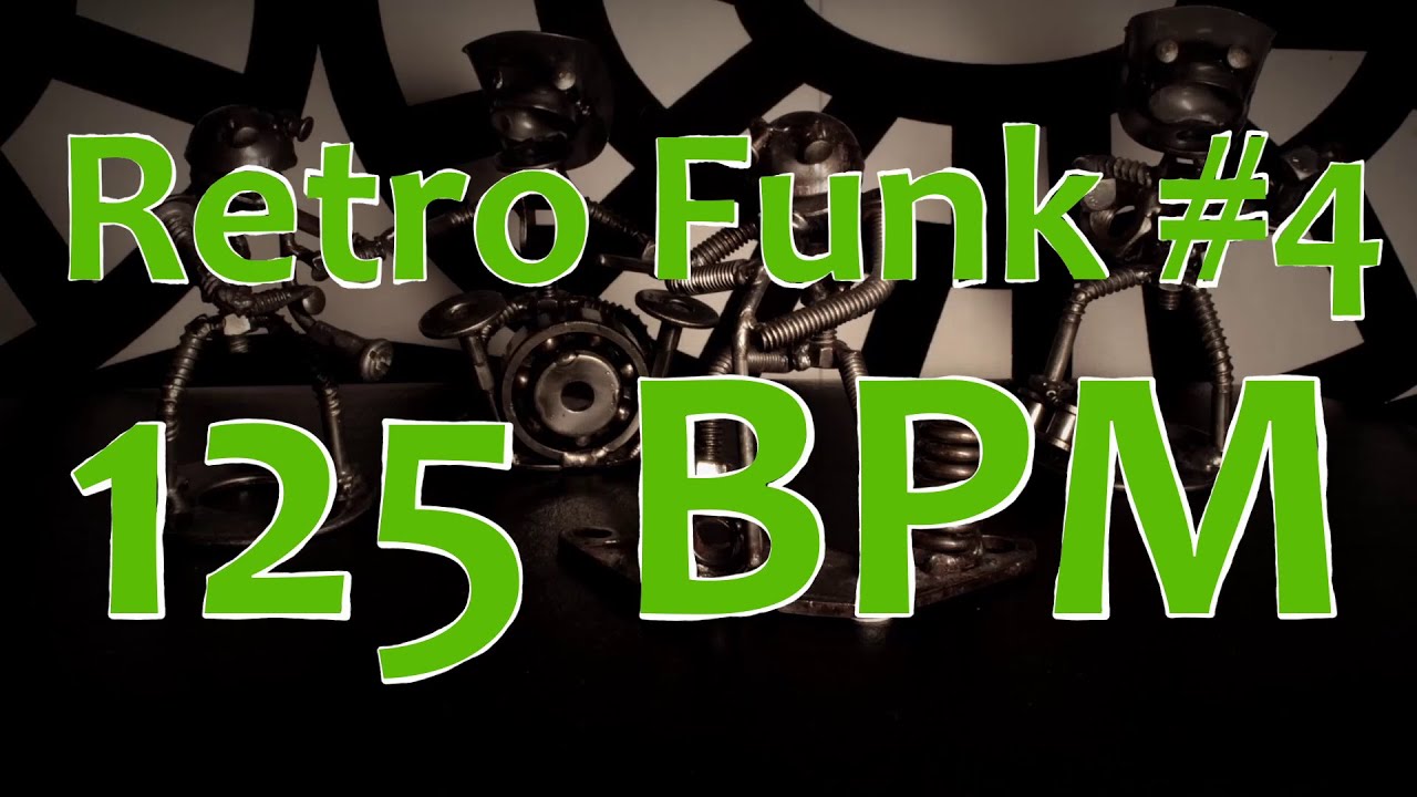125 BPM - Retro Funk Beat #4 - 4/4 #DrumBeat - #DrumTrack - Funk Drum ...