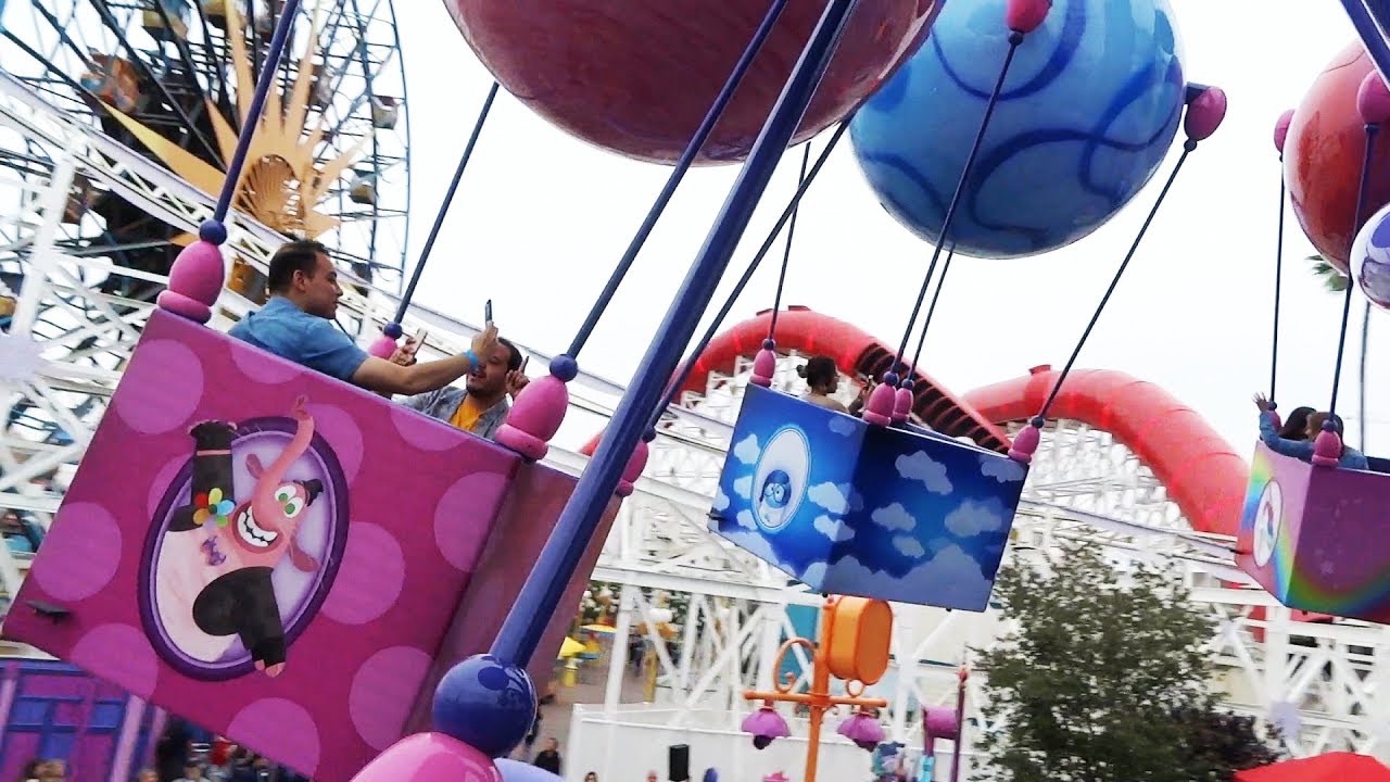 FULL POV - Inside Out: Emotional Whirlwind in Pixar Pier at Disney ...