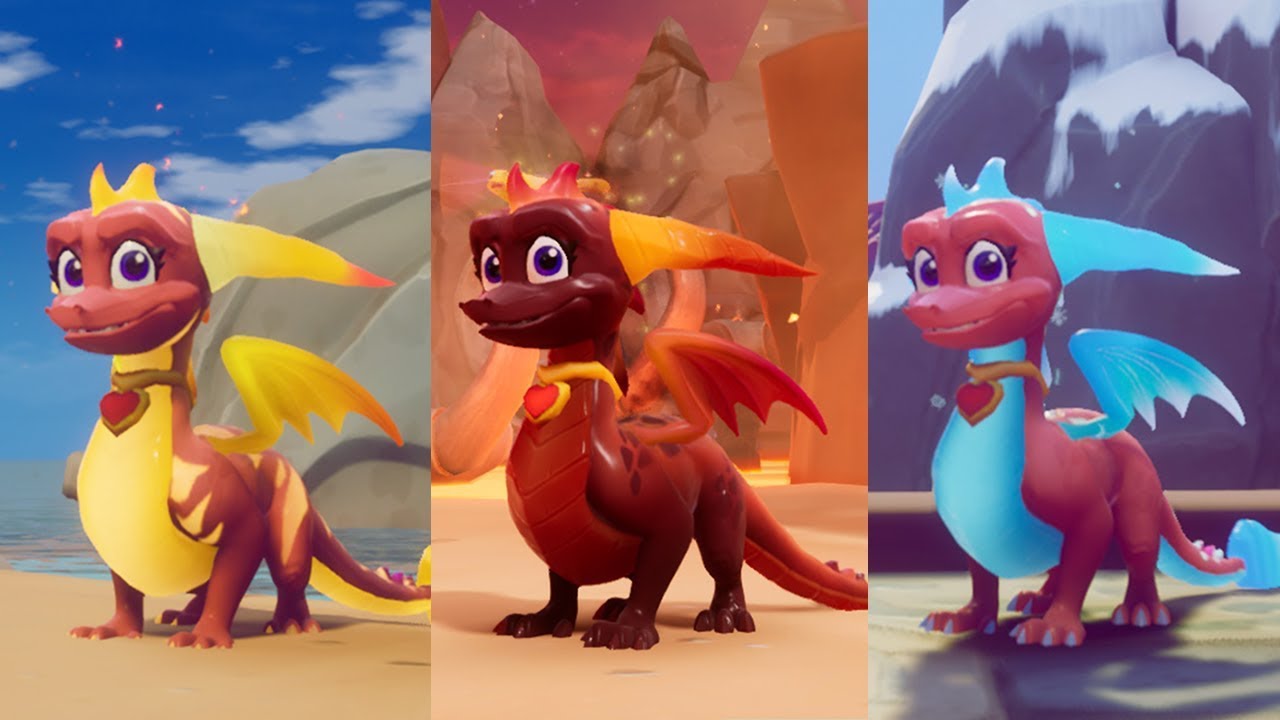 Spyro Reignited Trilogy PC Mod - Ember the Dragon Mod Powerup Skins ...
