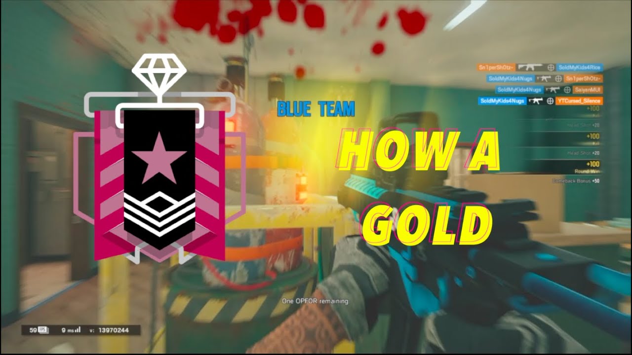 How a Gold Plays R6S - YouTube