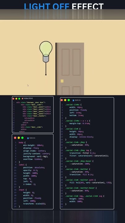 Touch On and Off Button with SIMPLE JavaScript Logic 2! #shorts #webdevelopment @ANIMATOR_AJIT ...