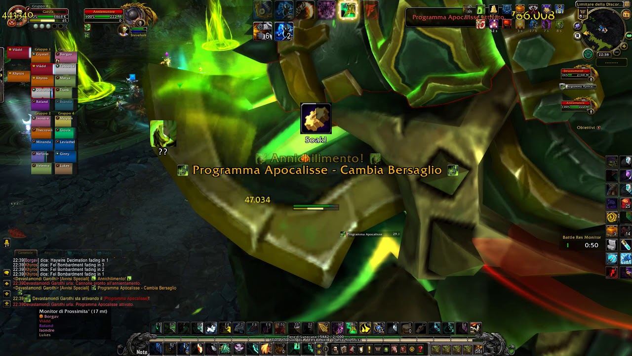 Devastamondi GAROTHI (1/11) di Antorus, il Trono Infuocato (Mythic ...
