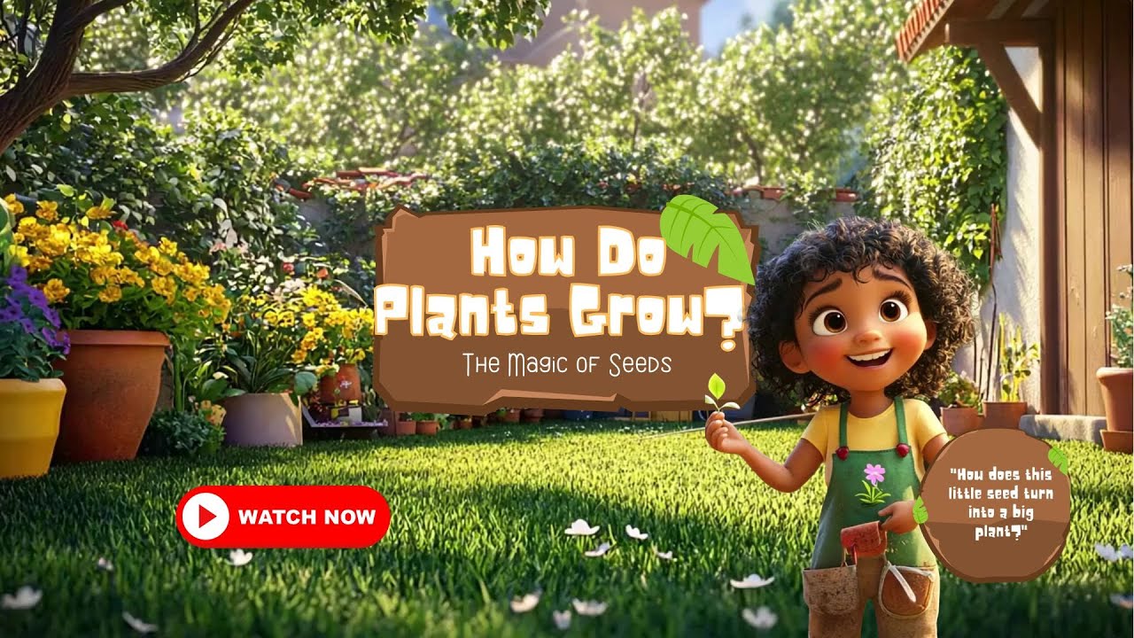 How Do Plants Grow? 🌱 | Alia Learns About Seeds and Nature - YouTube