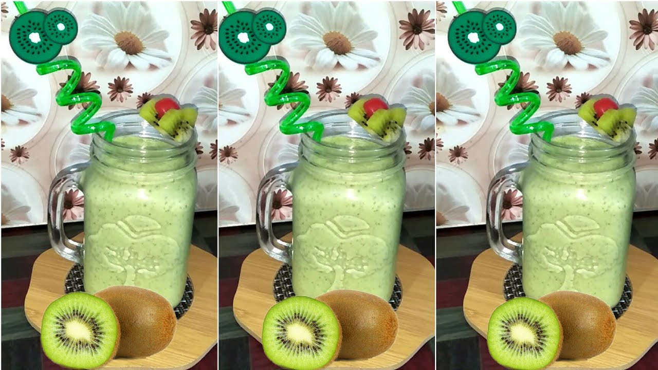 Kiwi smoothie || How to make Kiwi Smoothie || Kiwi Shake Recipe By ...