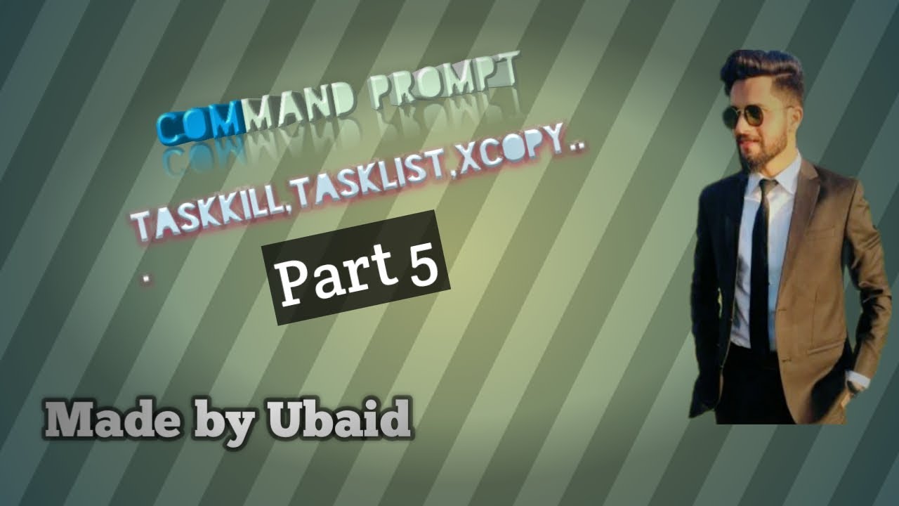 part 5 ||Taskkill, Tasklist, xcopy using command prompt operating system in urdu/hindi - YouTube
