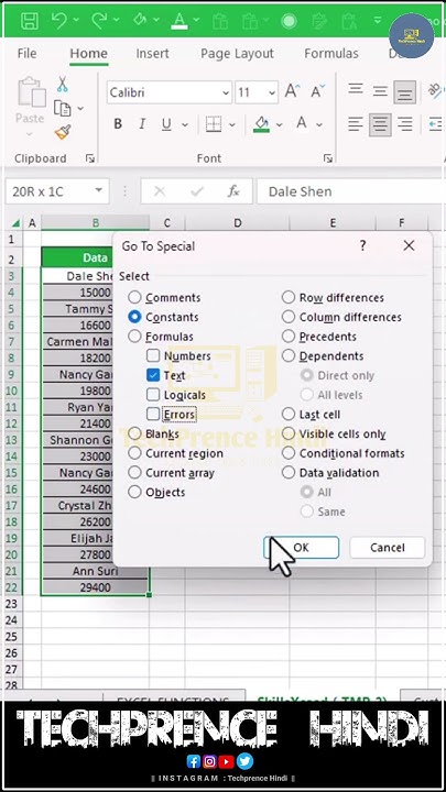 Advance Excel Interview Questions || excel Data kaise sahi kare || #excel #computer # ...