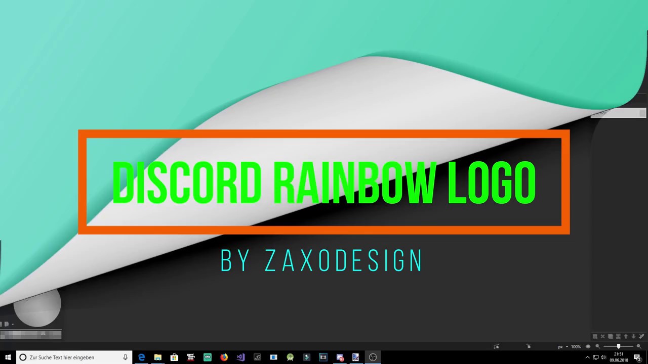 DISCORD RAINBOW LOGO SPEEDART BY ZaxoDesign - YouTube