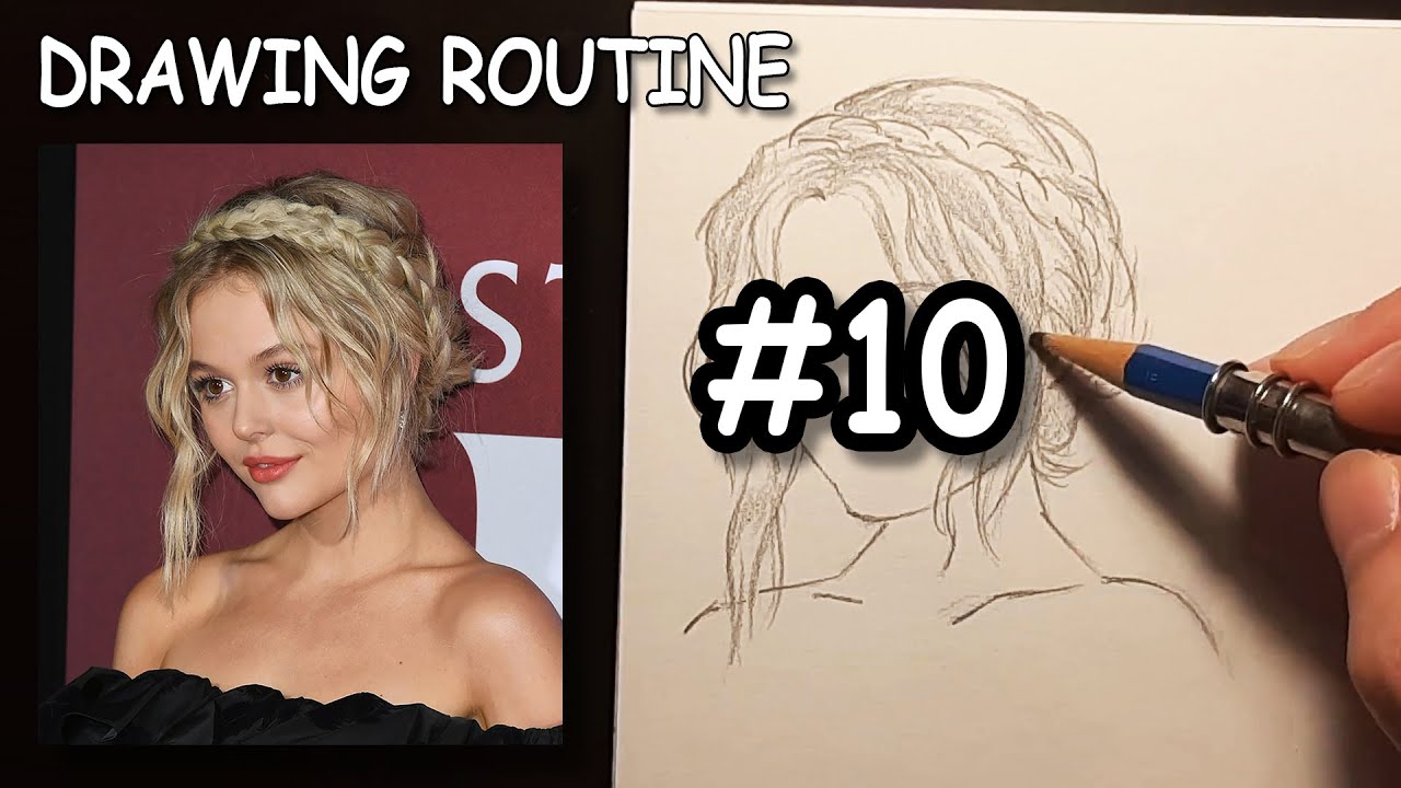 Can I draw Emily Alyn Lind with the Loomis Method? Drawing Routine #10 ...